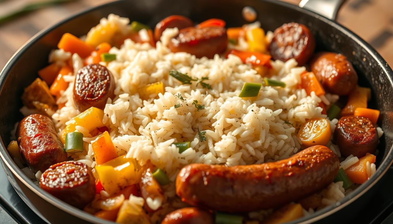 Delicious Sausage And Rice Recipe – Quick & Hearty Meal